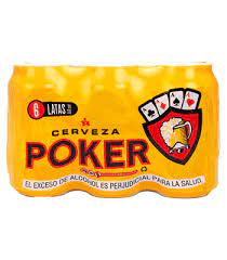 SIXPACK DE CERVEZA POKER 330 ML
